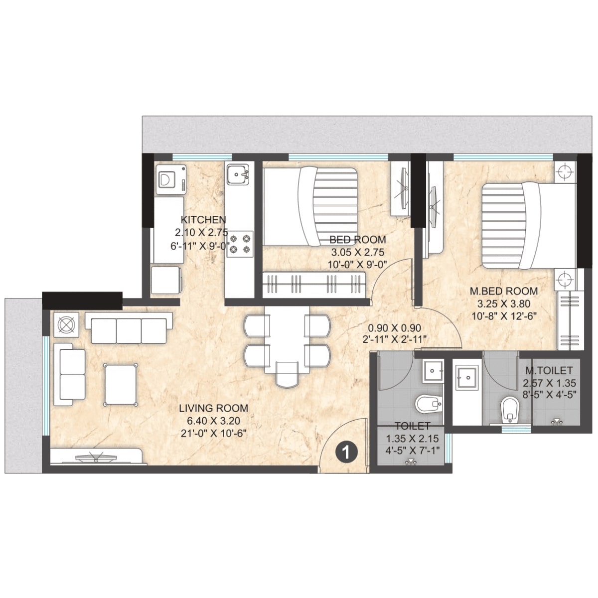 Paranjape Athena Bandra East | Buy 1, 2, 3 BHK @Teachers Colony